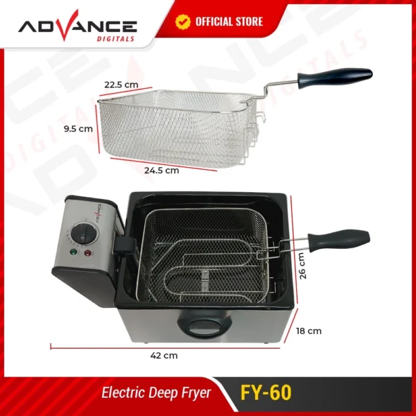 ELECTRIC DEEP FRYER ADVANCE FY-60 - Advance Digitals