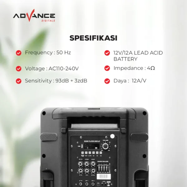 SPEAKER ADVANCE KK-1800 - Advance Digitals
